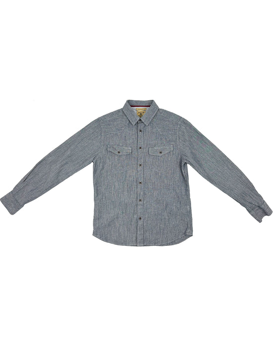 Whyatt Linen Stripe Chambray 3008 – Gilded Age