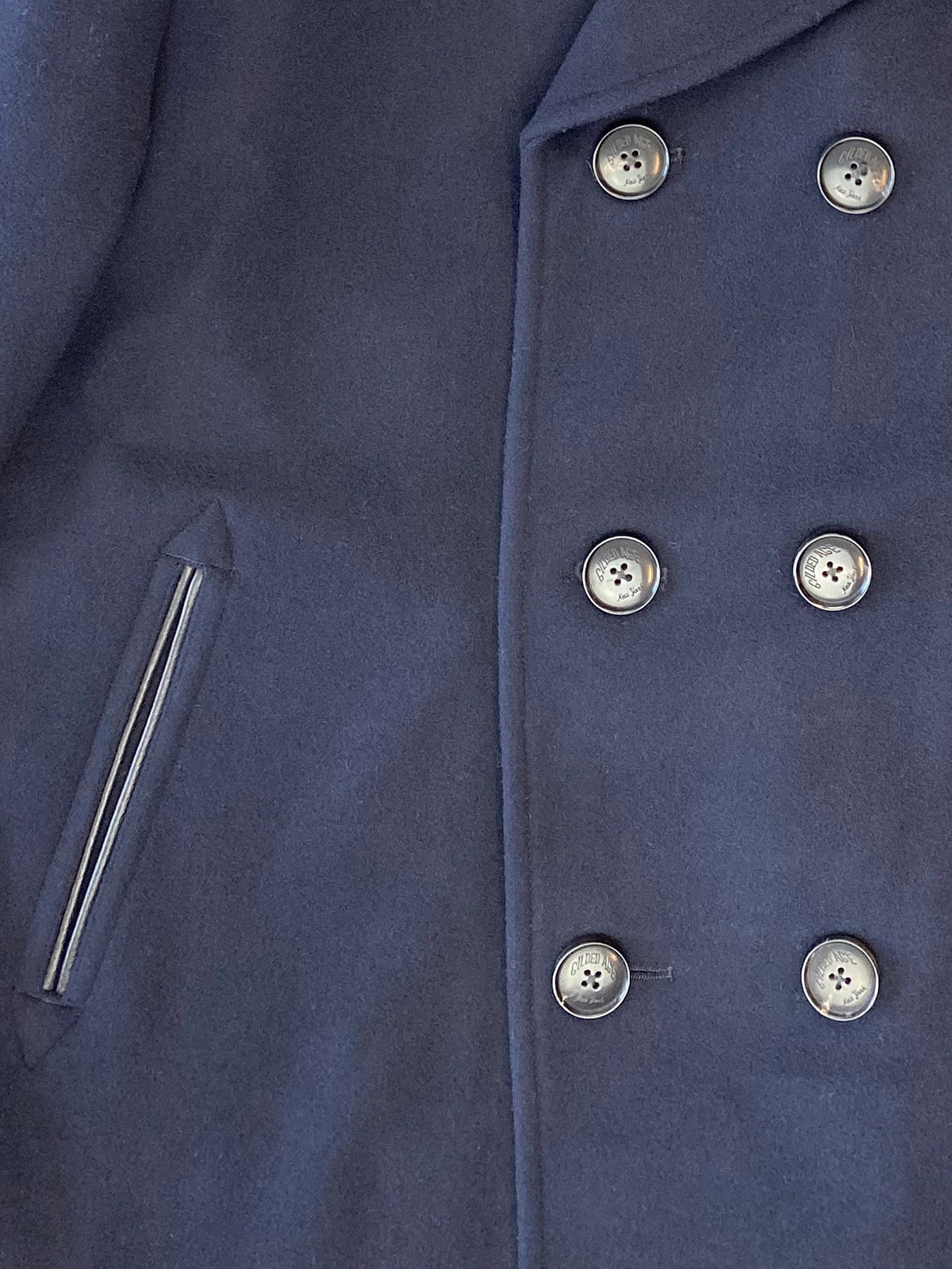 Deck Wool Navy Peacoat 4270 – Gilded Age